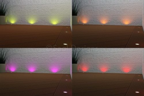 10 x 30mm RGB colour changing LED deck/plinth kit - Seal Designs